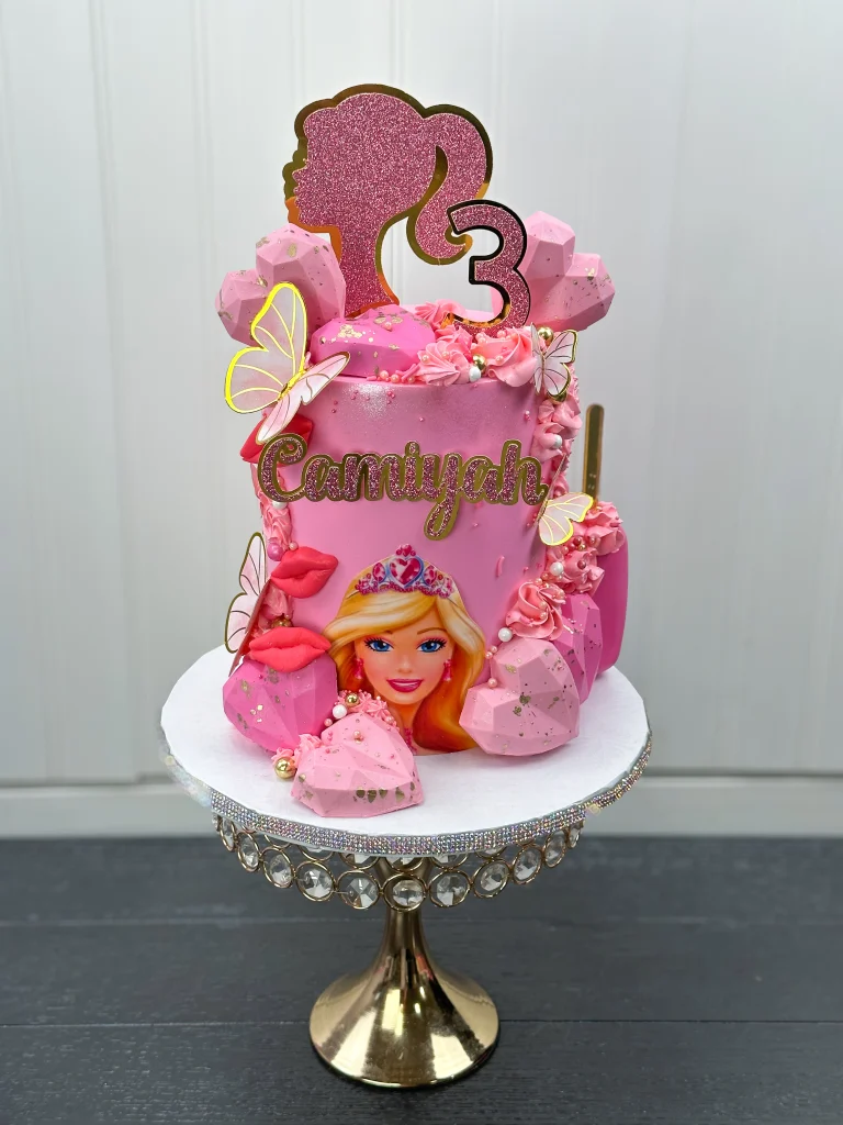 BARBIE 1 TIER CAKE - Bloom Cakes Art
