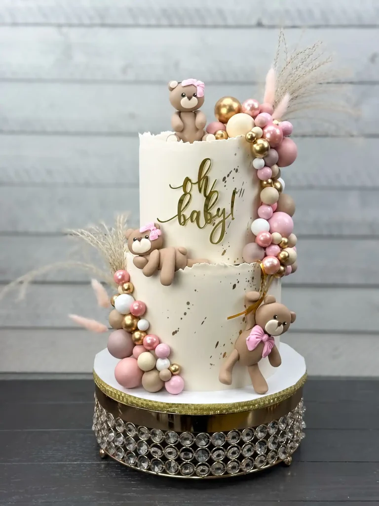 Girl Baby Shower Theme Cakes Mom To Be Theme Cream Cake | Baby Shower