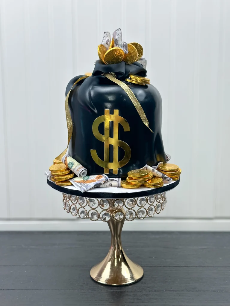 MONEY BAG CAKE - Bloom Cakes Art